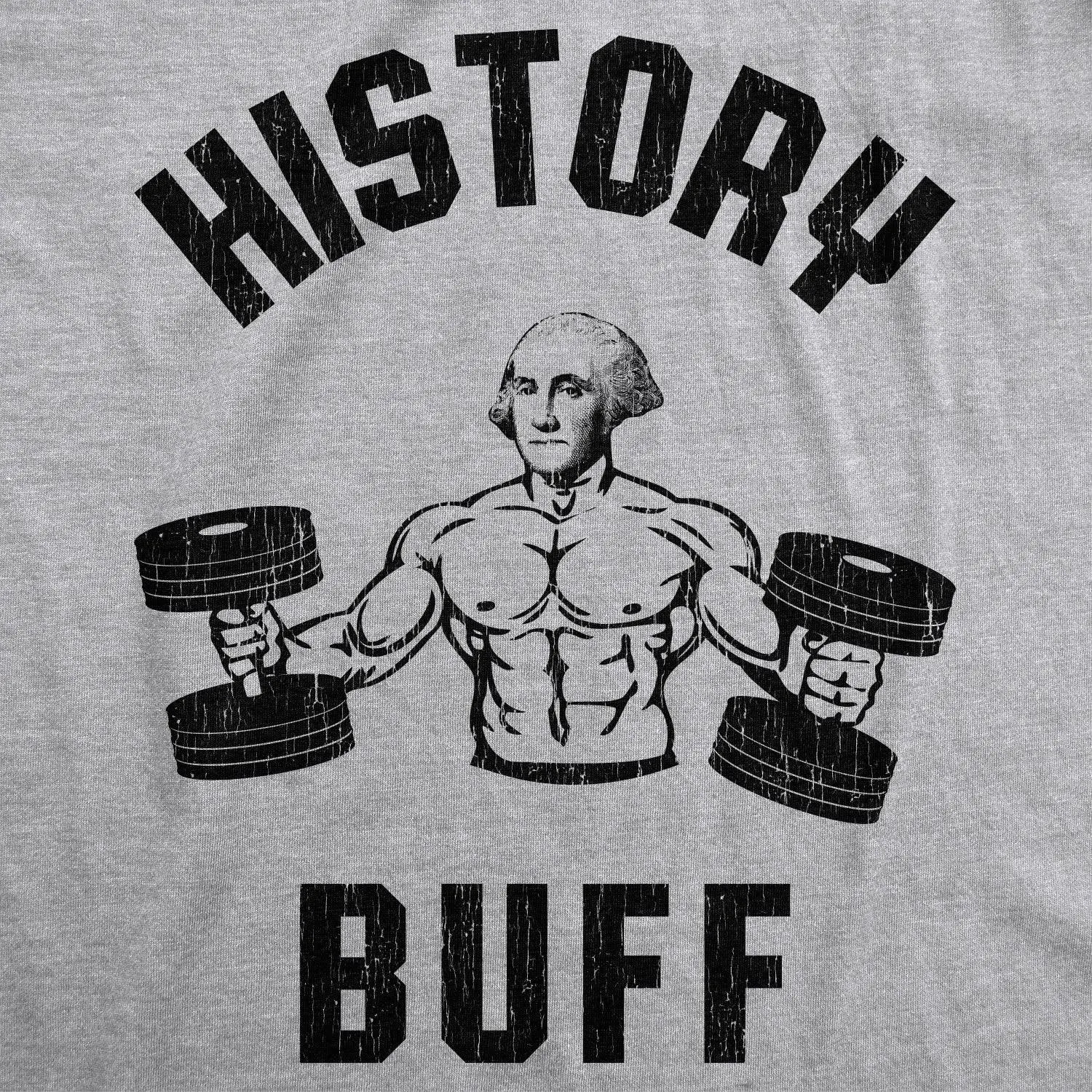Mens History Buff Tshirt Funny George Washington 4th of July Tee - L ...